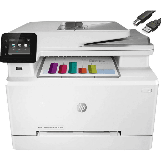 HP Color Laserjet Pro M283fdw Wireless All-in-One Laser Printer Color ...