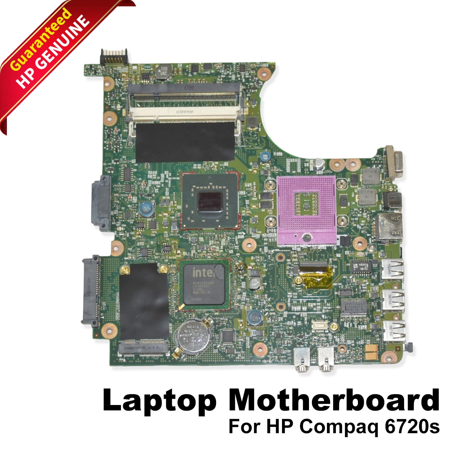HP Compaq 6520s 6720s Laptop Motherboard, Intel Socket 478, 456608-001 ...