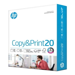 HP Printer Paper | 8.5 x 11 Paper | Copy &Print 20 lb | 1 Ream - 500 ...