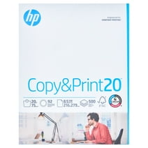 HP Multipurpose20, 20lb, 8.5x 11, White, 500 Sheets - Walmart.com