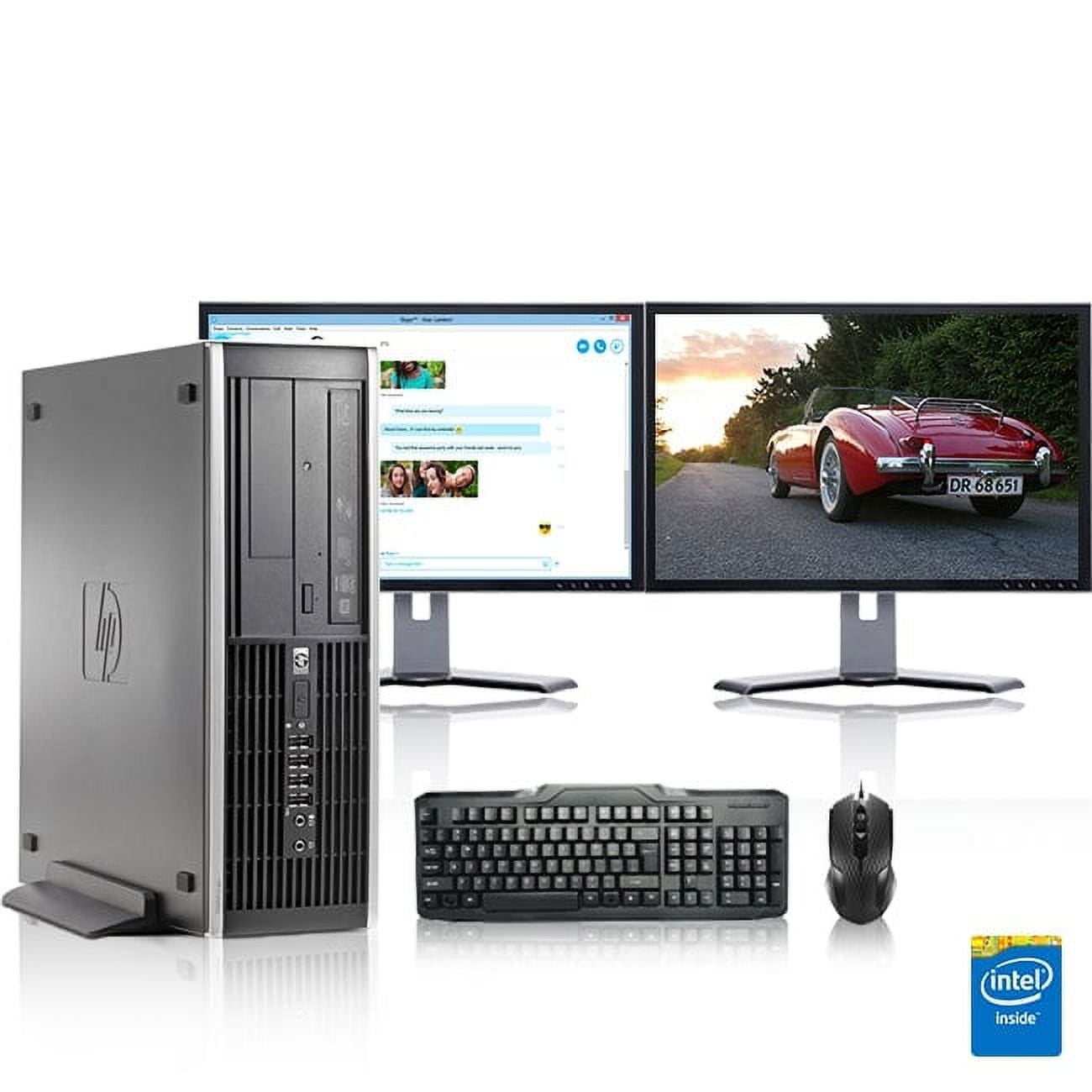 HP DC Desktop Computer 2.5 GHz Core 2 Duo Tower PC, 8GB, 250GB HDD ...