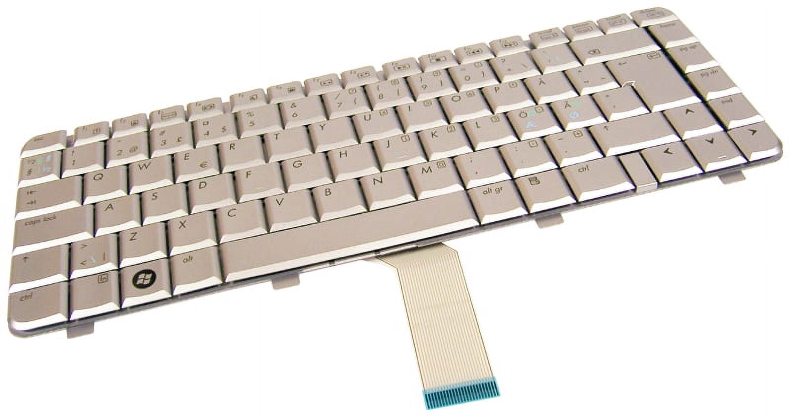 HP DV4 Netherlands Silver Laptop Keyboard 486901-DH1 - Walmart.com