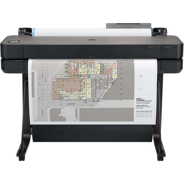 HP DesignJet T630 36" Wireless Large Format Color Thermal Inkjet ...