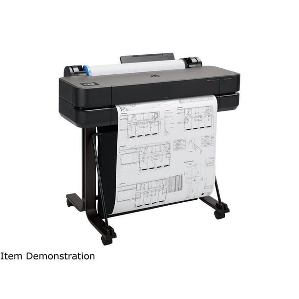 HP DesignJet T630 Large Format Wireless Plotter Printer - 24", with Mobile Printing (5HB09A ...
