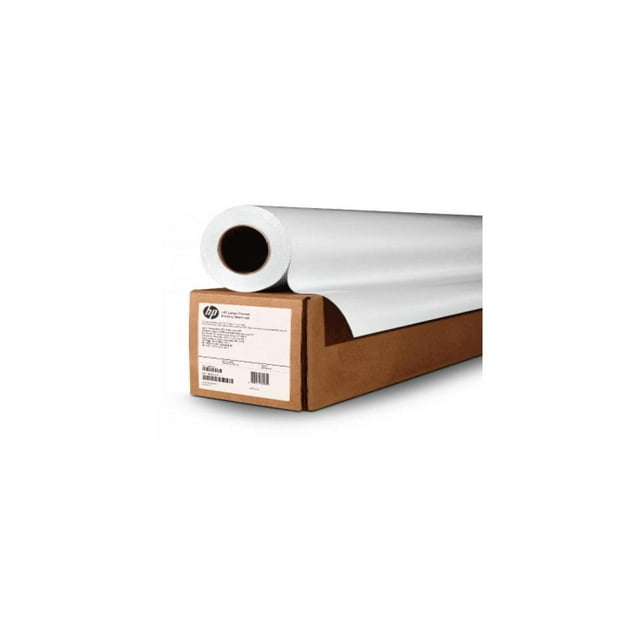 HP Designjet Inkjet Large Format Paper 4.9 mil 24" x 150 ft White ...