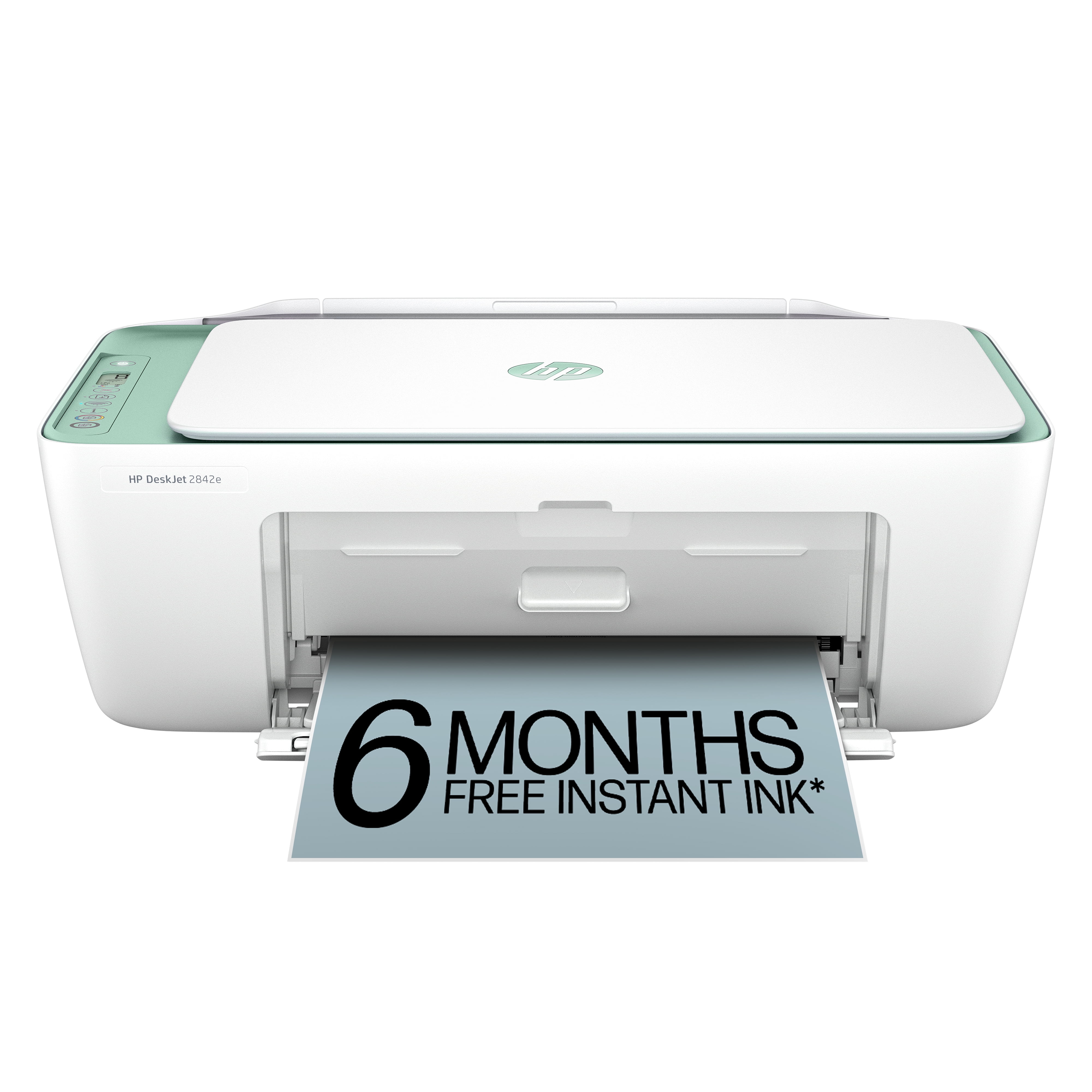 HP DeskJet 2842e Wireless All-in-One Color Inkjet Printer (Green ...