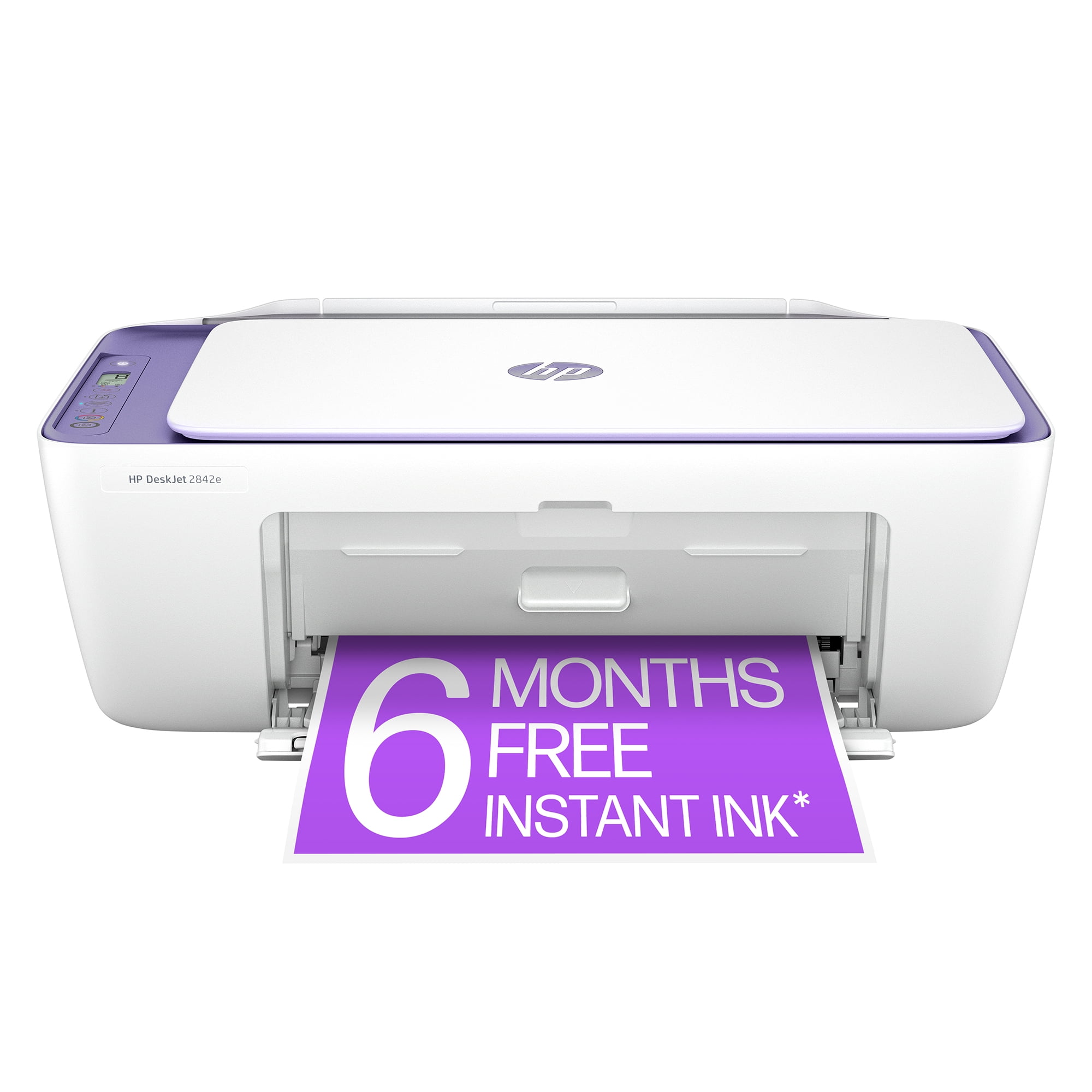 HP DeskJet 2842e Wireless All-in-One Color Inkjet Printer (Purple ...