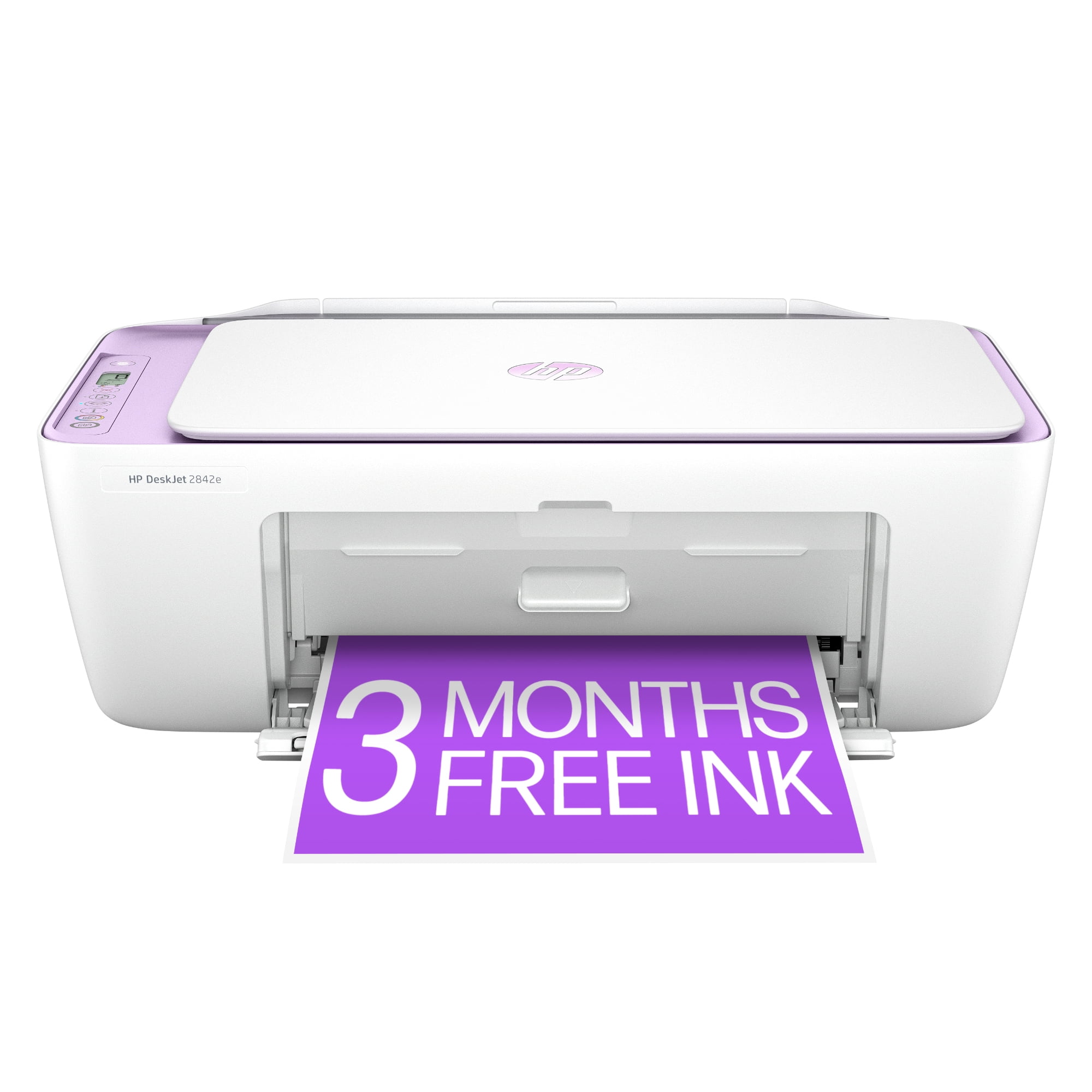 HP DeskJet 2842e (Lilac) Wireless All-in-One Color Inkjet Printer ...