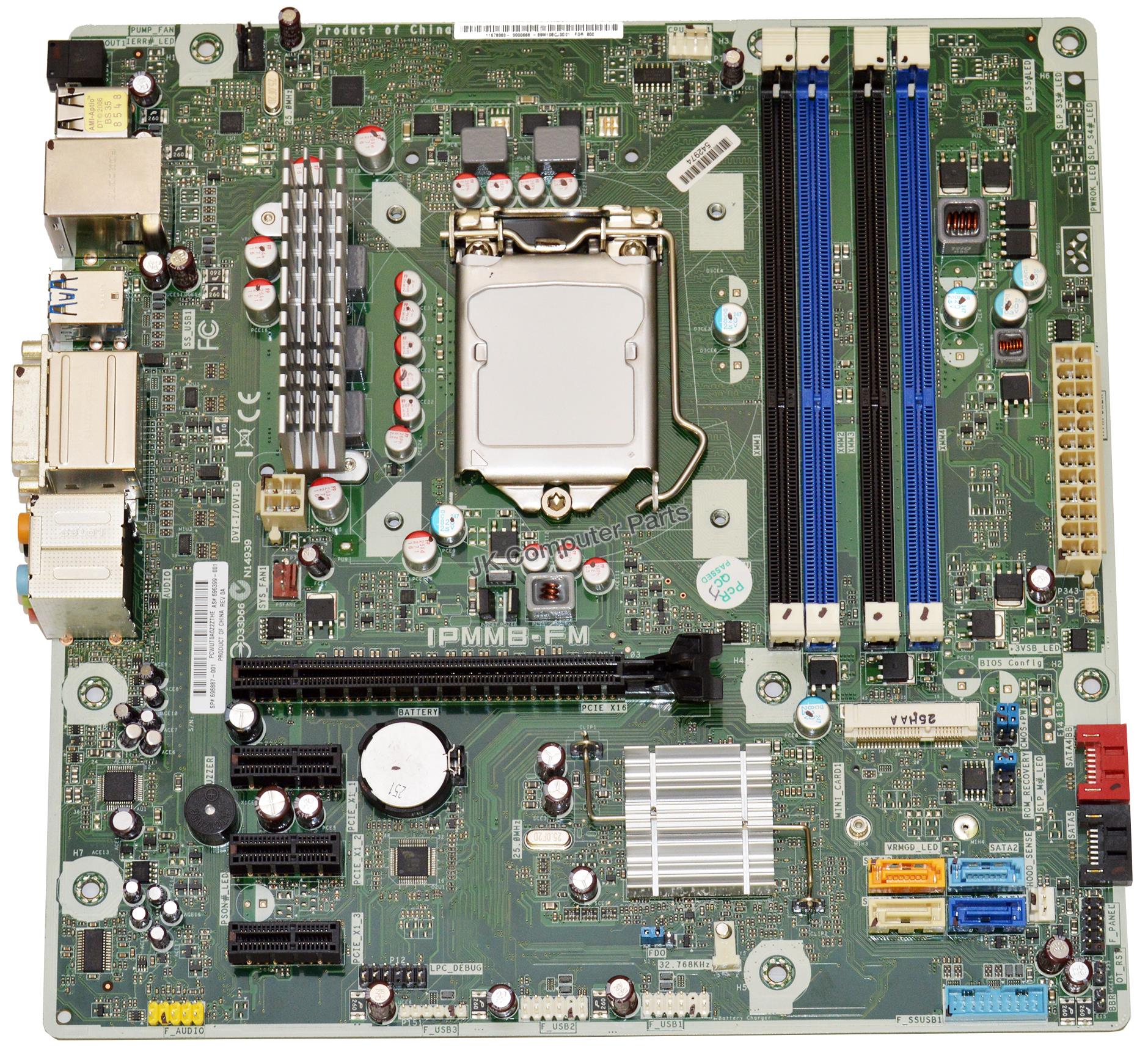 HP Desktop Motherboard, Intel Z75 Express Chipset, Socket H2 LGA-1155 - Walmart.com