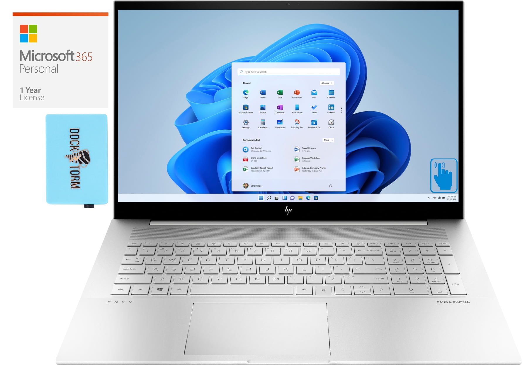 HP ENVY Laptop 17 Home/Business Laptop (Intel i7-1255U 10-Core, 17.3in ...
