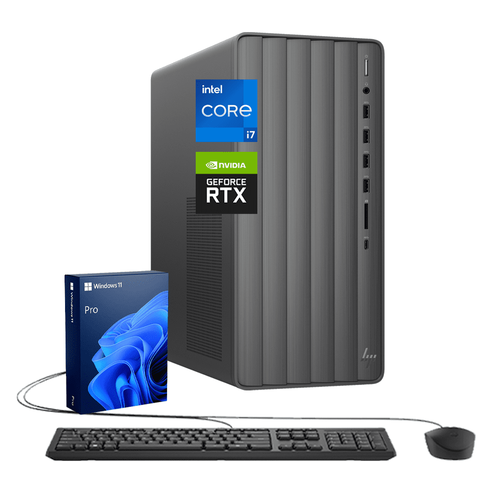 HP ENVY Pro TE01 VR-Ready Tower Desktop PC, Intel i7-14700F, NVIDIA ...