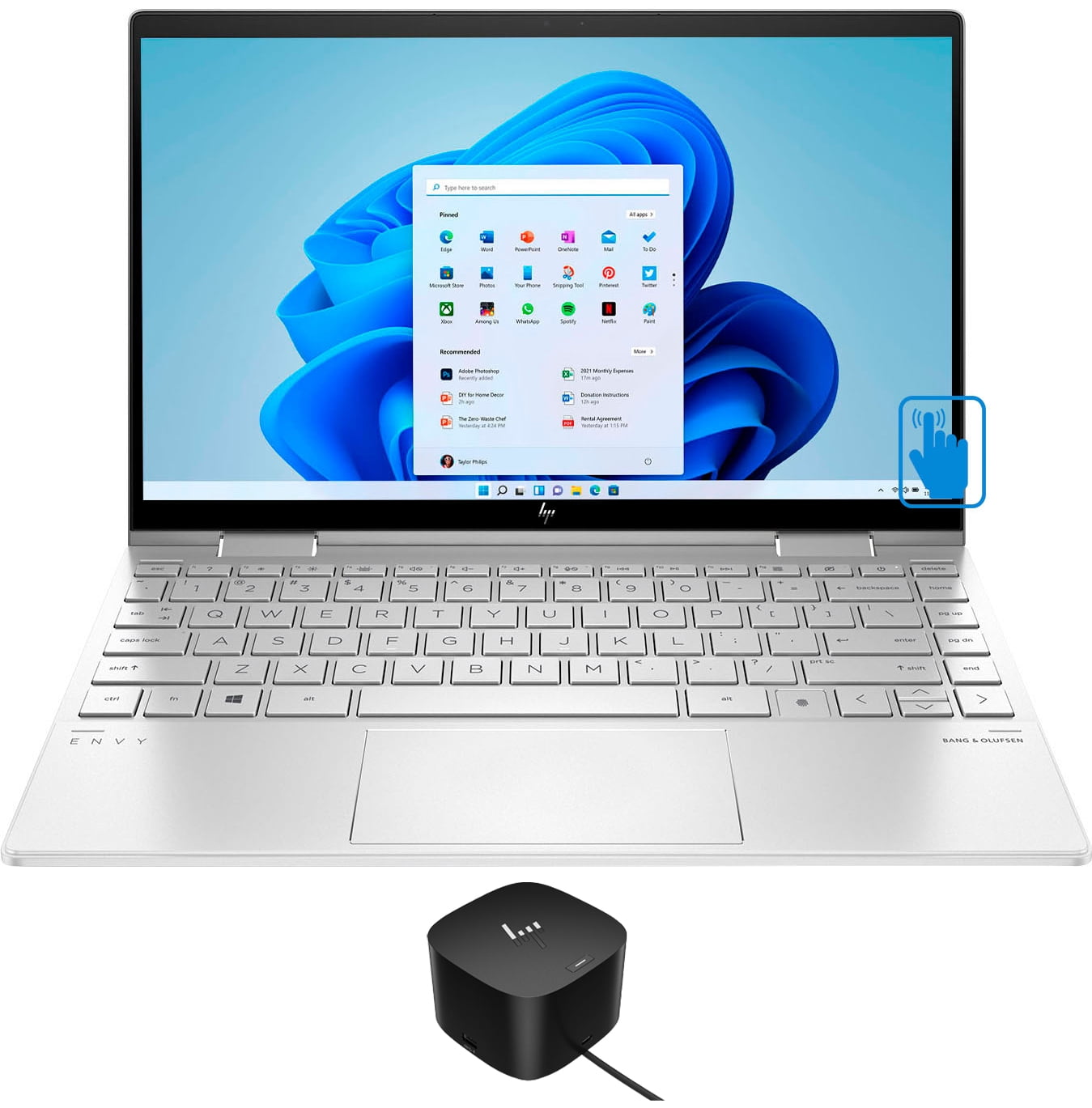 HP ENVY x360 -13t Home/Business Laptop (Intel i7-1165G7 4-Core, 13.3in ...