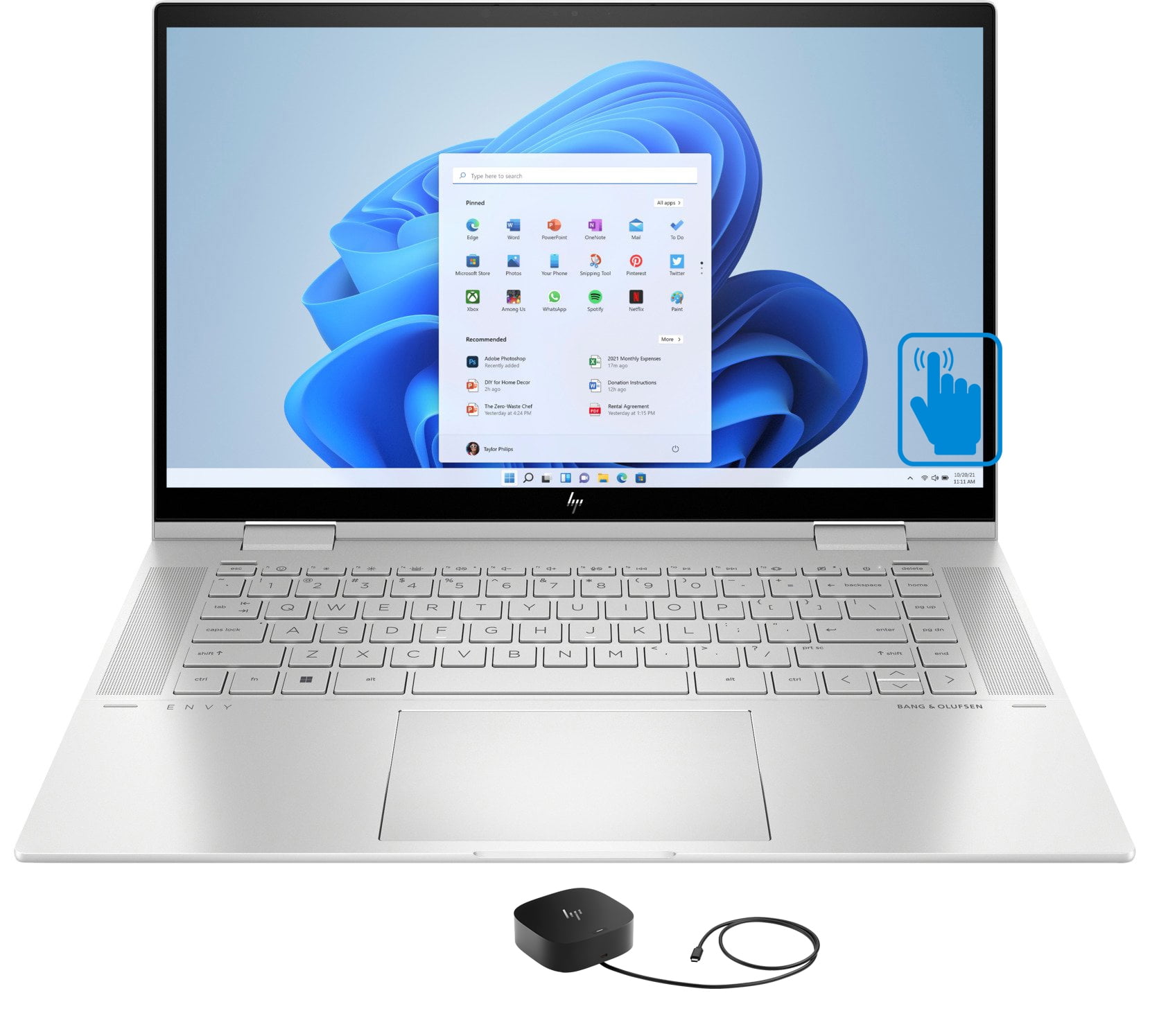 HP ENVY x360 15t-ew000 Home/Business 2-in-1 Laptop (Intel i7-1255U 10 ...