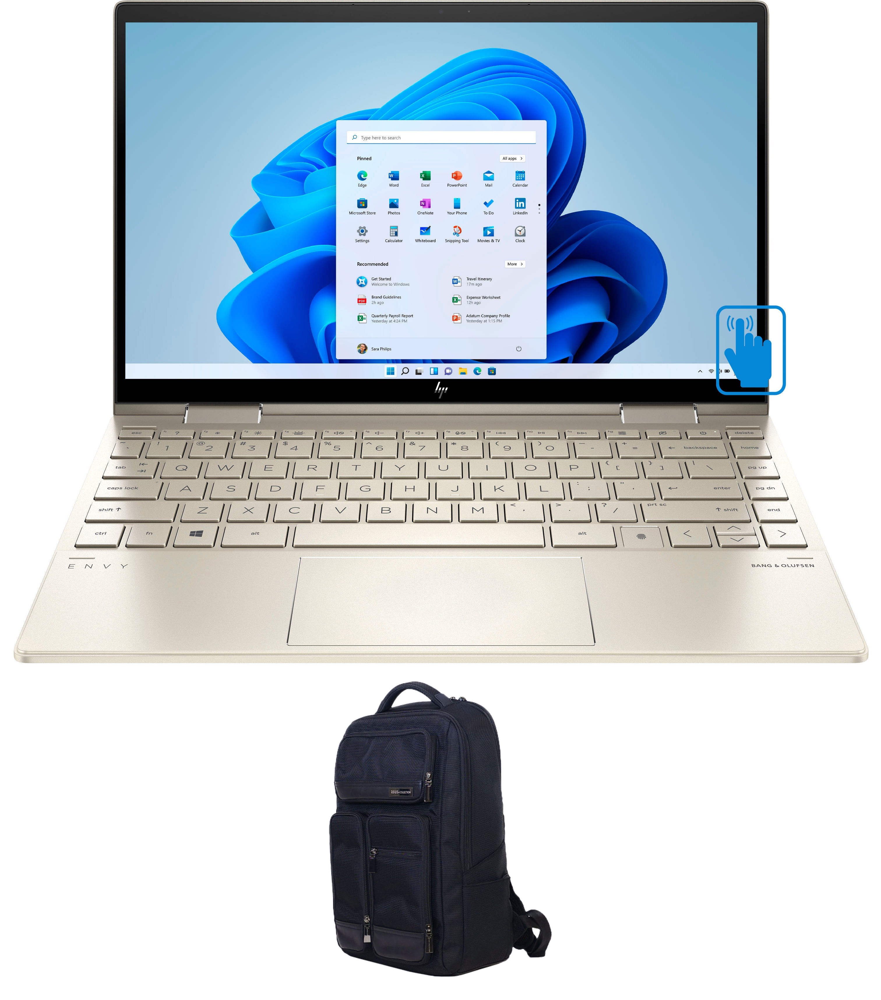 HP ENVY x360 Home/Business 2-in-1 Laptop (Intel i5-1135G7 4-Core, 13 ...