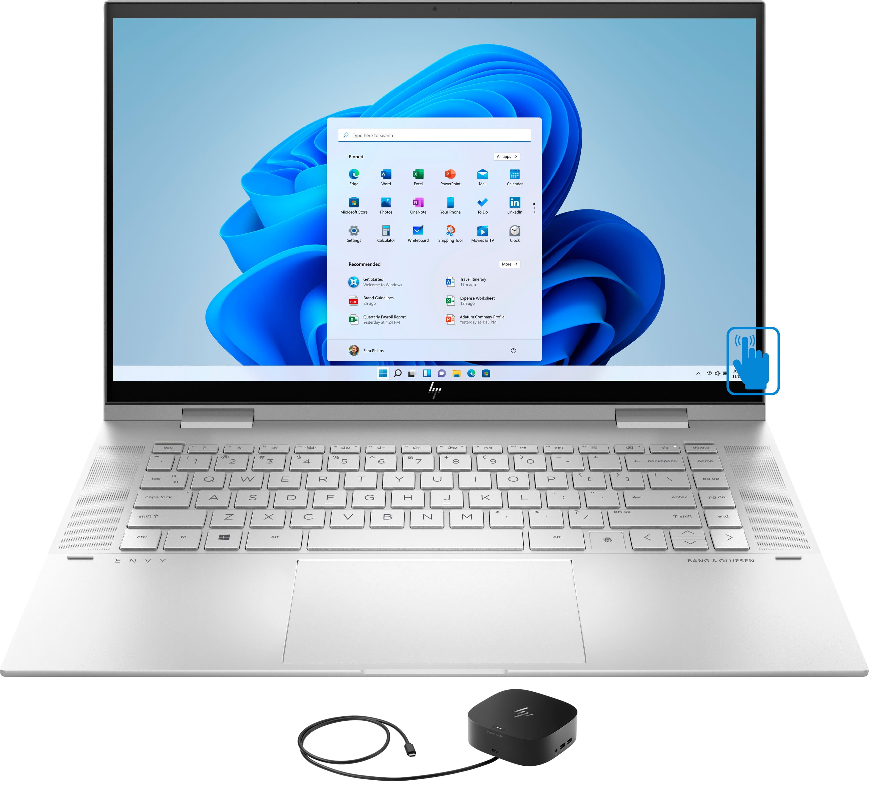 HP ENVY x360 Home/Business 2-in-1 Laptop (Intel i5-1135G7 4-Core, 15 ...