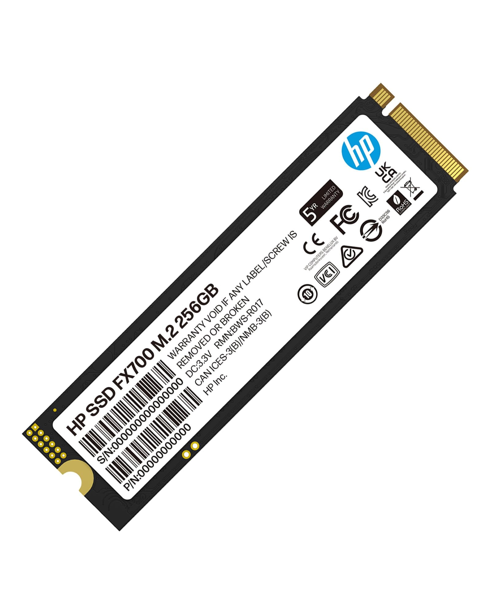 HP EX900 M.2 500GB PCIe 3.0 X4 Nvme 3D TLC NAND Internal Solid State ...