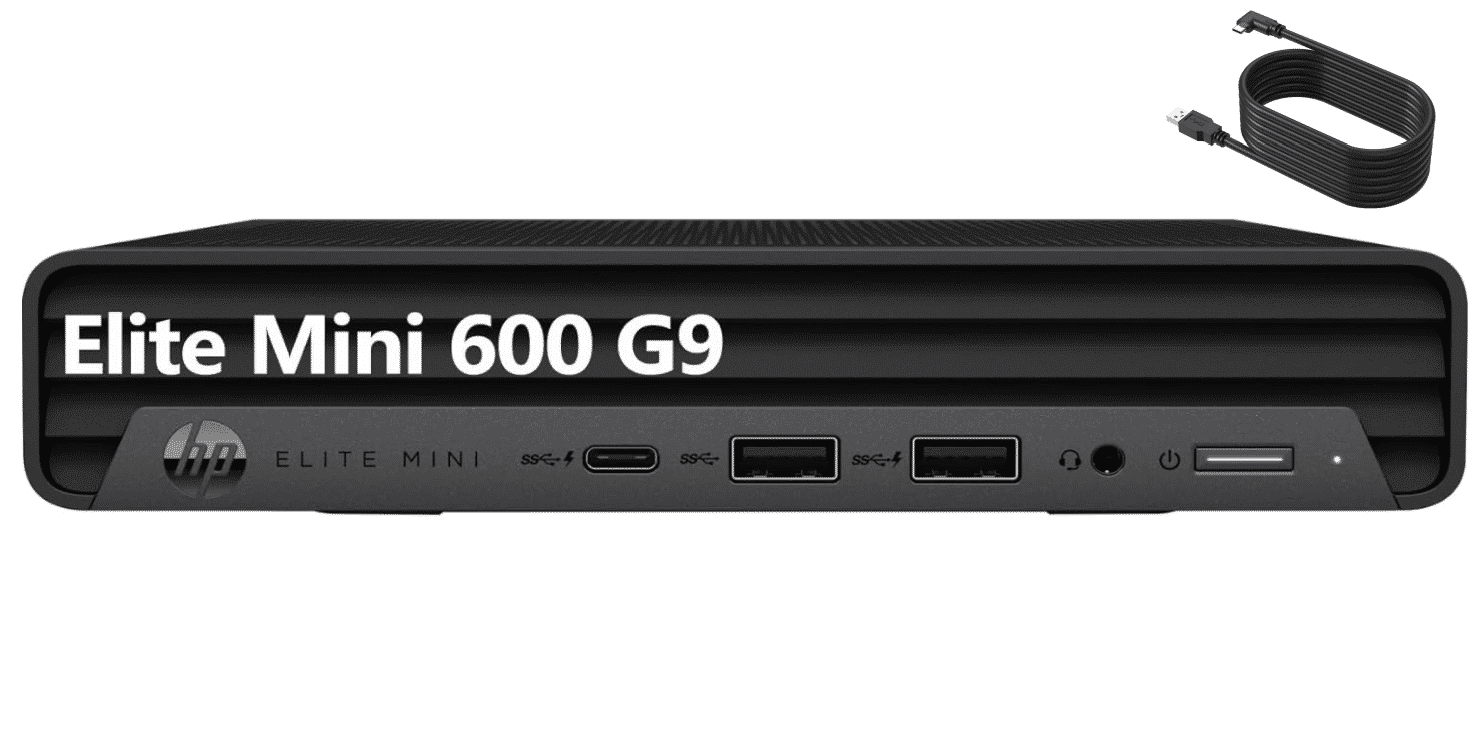 HP Elite Mini 600 G9 MFF Business Desktop Computer, 13th Gen Intel 14 ...