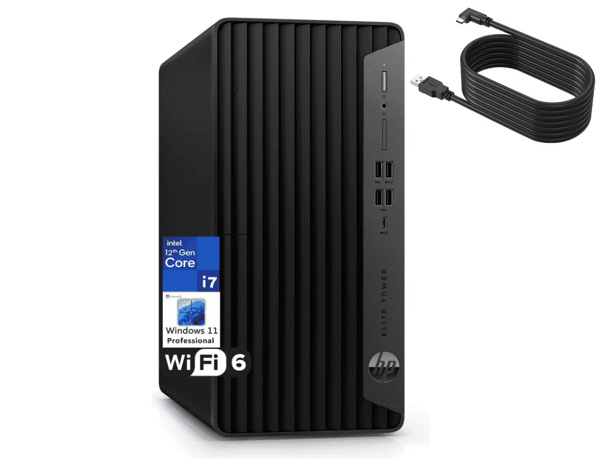 HP Elite Tower 800 Series 880 G9 Business Desktop Computer, 12th Gen Intel 12-Core i7-12700 ...