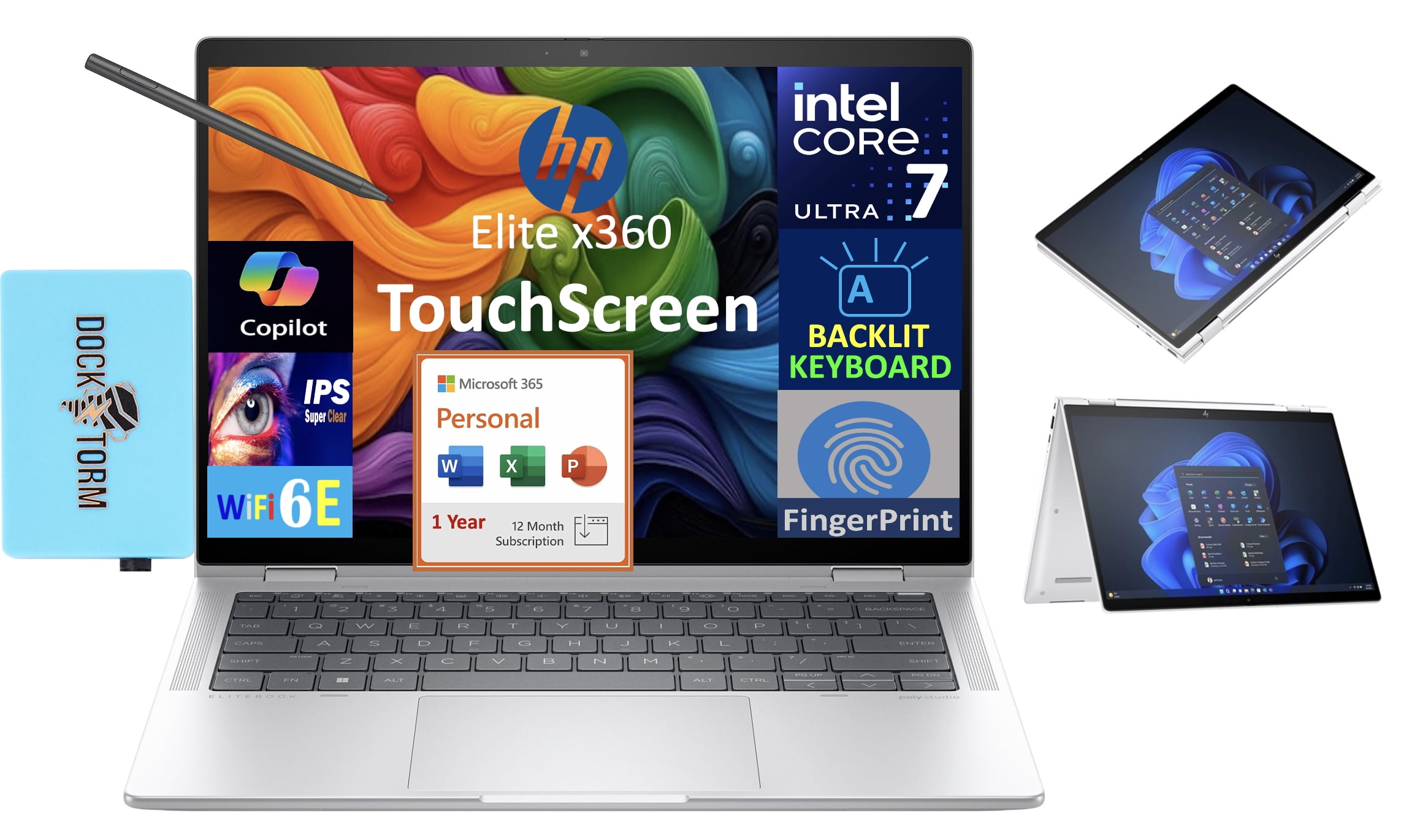 HP Elite x360 1040 2-in-1 Laptop 14.0in Touchscreen IPS WUXGA Display ...