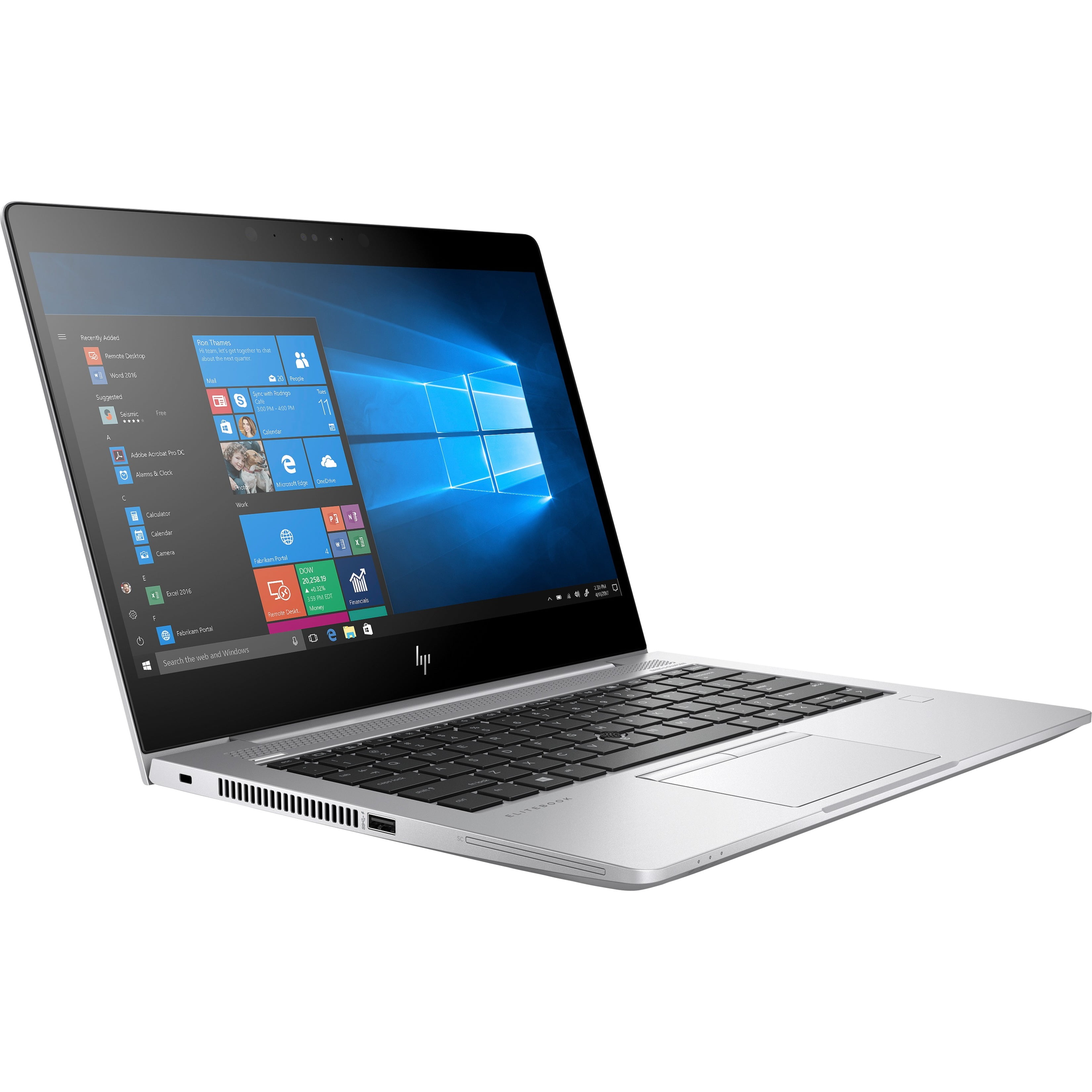 HP EliteBook 13.3" Full HD Laptop, AMD Ryzen 5 2500U, 8GB RAM, 256GB ...