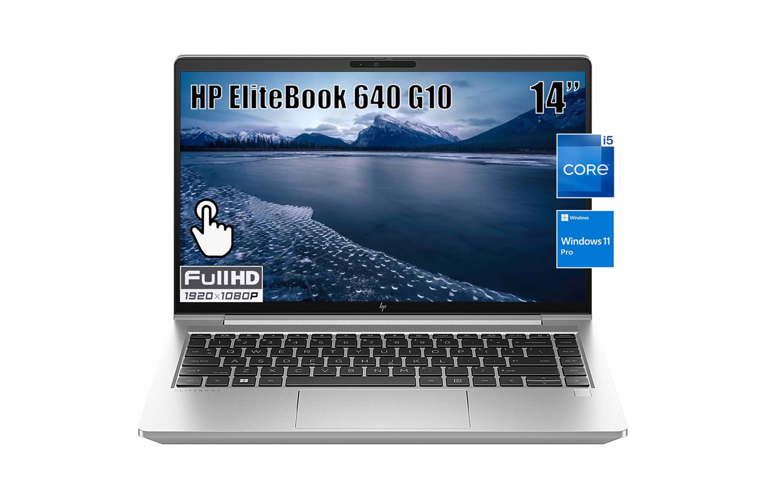 HP EliteBook 640 G10 14" Notebook, Full HD Touchscreen Laptop, Intel ...