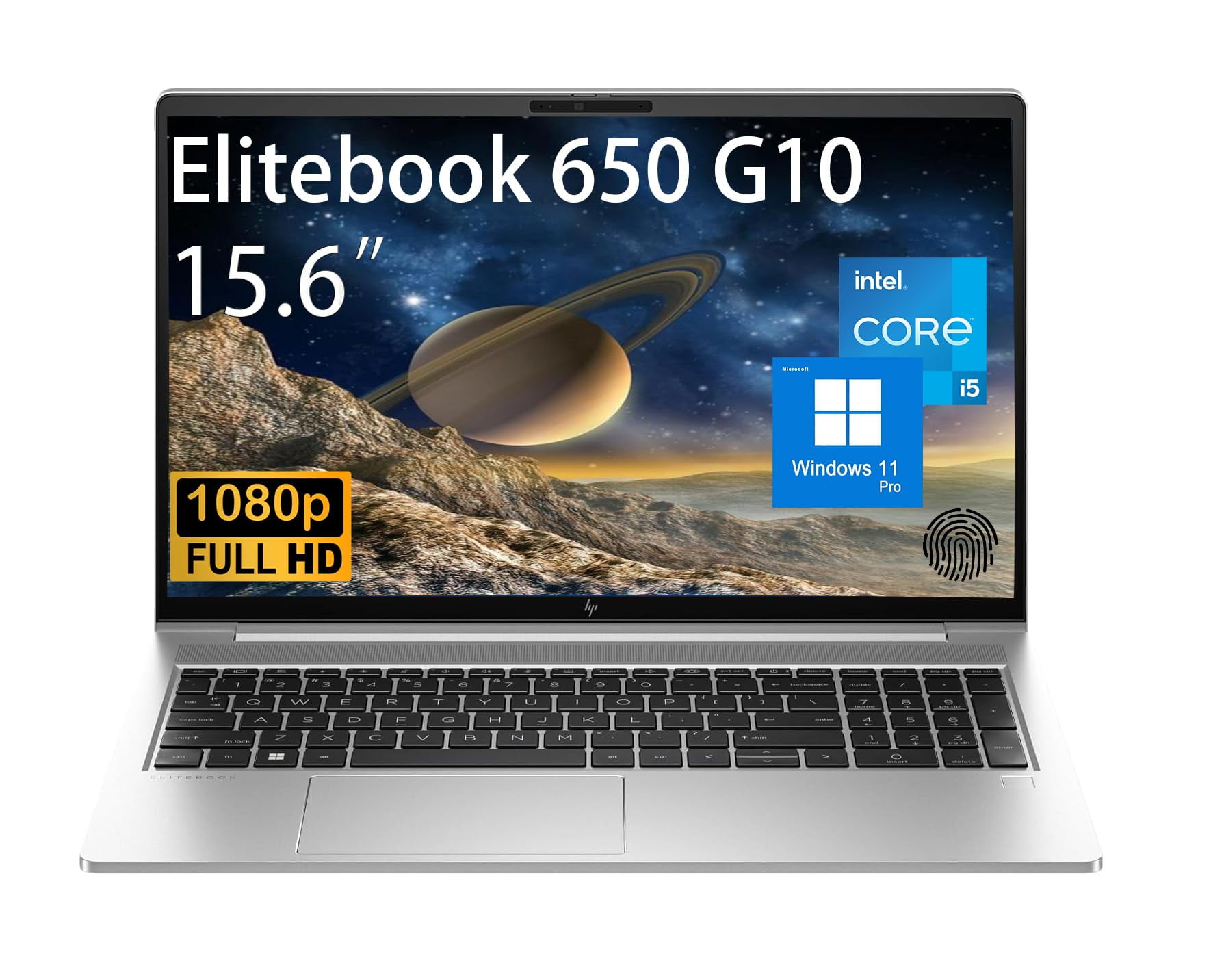 HP EliteBook 650 G10 15.6" Laptop, FHD, Intel Core i5-1335U (10 Core, up to 4.6GHz), 16GB RAM ...