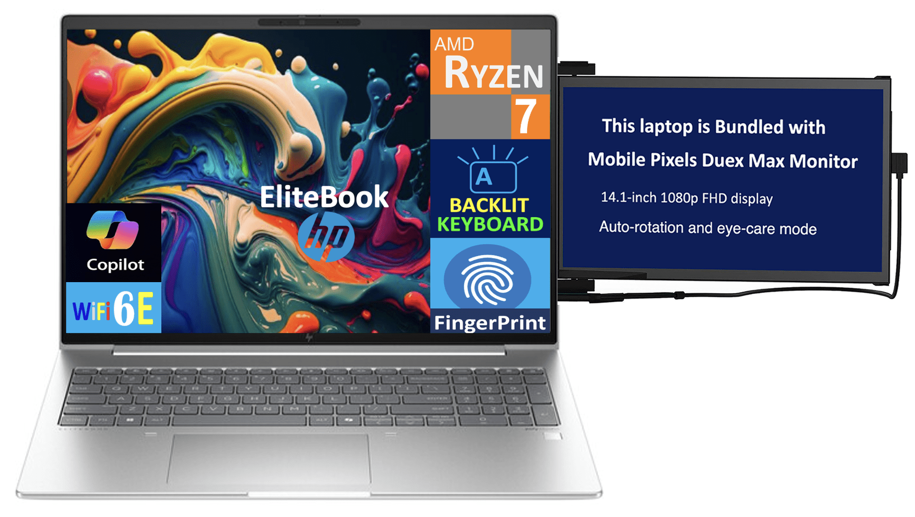 HP EliteBook 665 G11 Business Laptop 16.0in IPS WUXGA Display (AMD ...