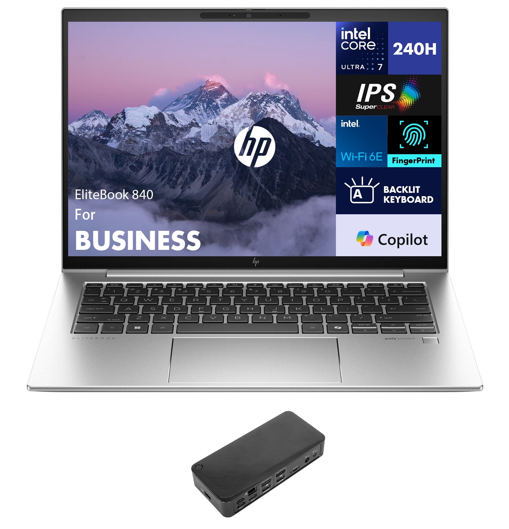 HP EliteBook 840 Business Laptop 14.0in IPS WUXGA Display (Intel Ultra ...