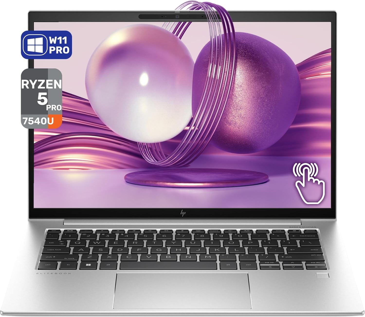 HP EliteBook 845 G10 Laptop, AMD Ryzen 5 PRO 7540U, 64 GB DDR5 RAM, 1 ...