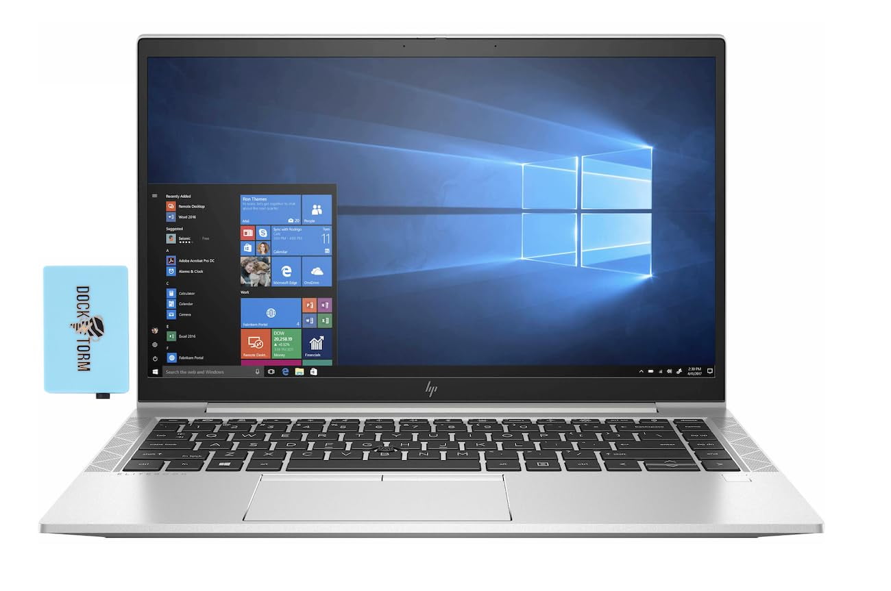HP EliteBook 845 G7 Home & Business Laptop (AMD Ryzen 5 PRO 4650U 6-Core, 16GB RAM, 2TB m.2 SATA ...