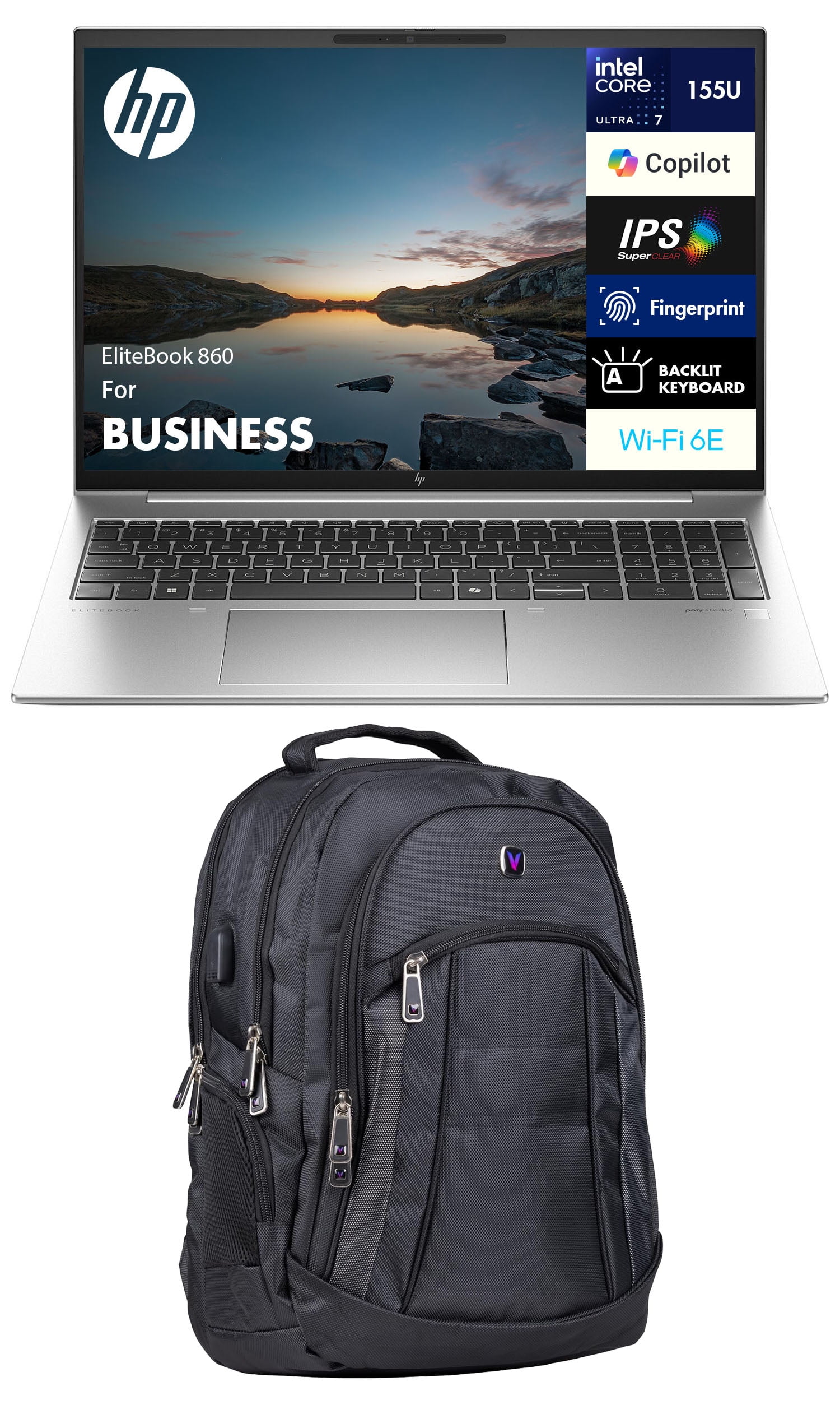 HP EliteBook 860 Business Laptop 16.0in WUXGA (Intel Ultra 7 155U, 16GB ...
