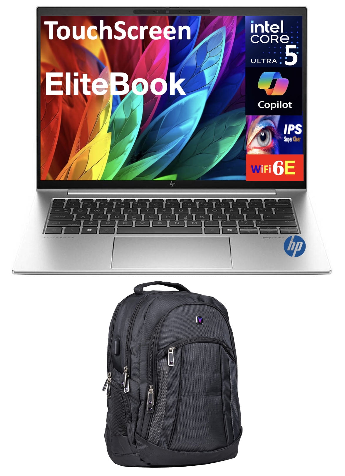 HP EliteBook 840 Copilot +Business Laptop 14.0in Touchscreen IPS FHD+ ...