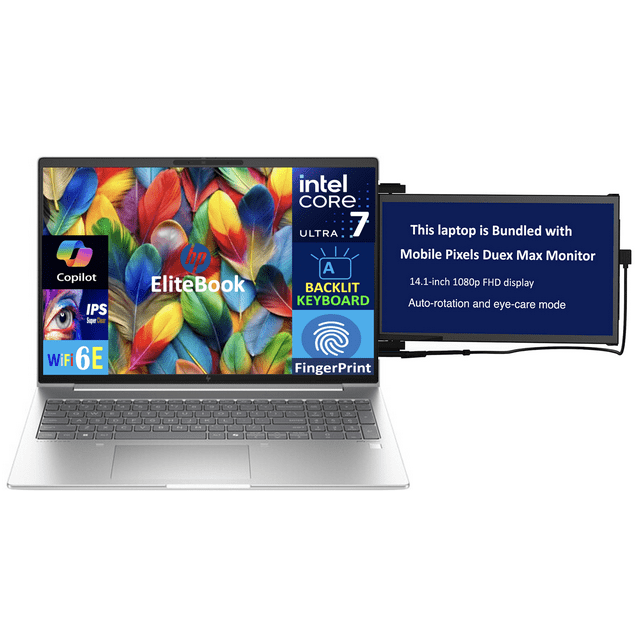 HP EliteBook Business Laptop 16.0in IPS WUXGA Display (Intel Ultra 7 ...