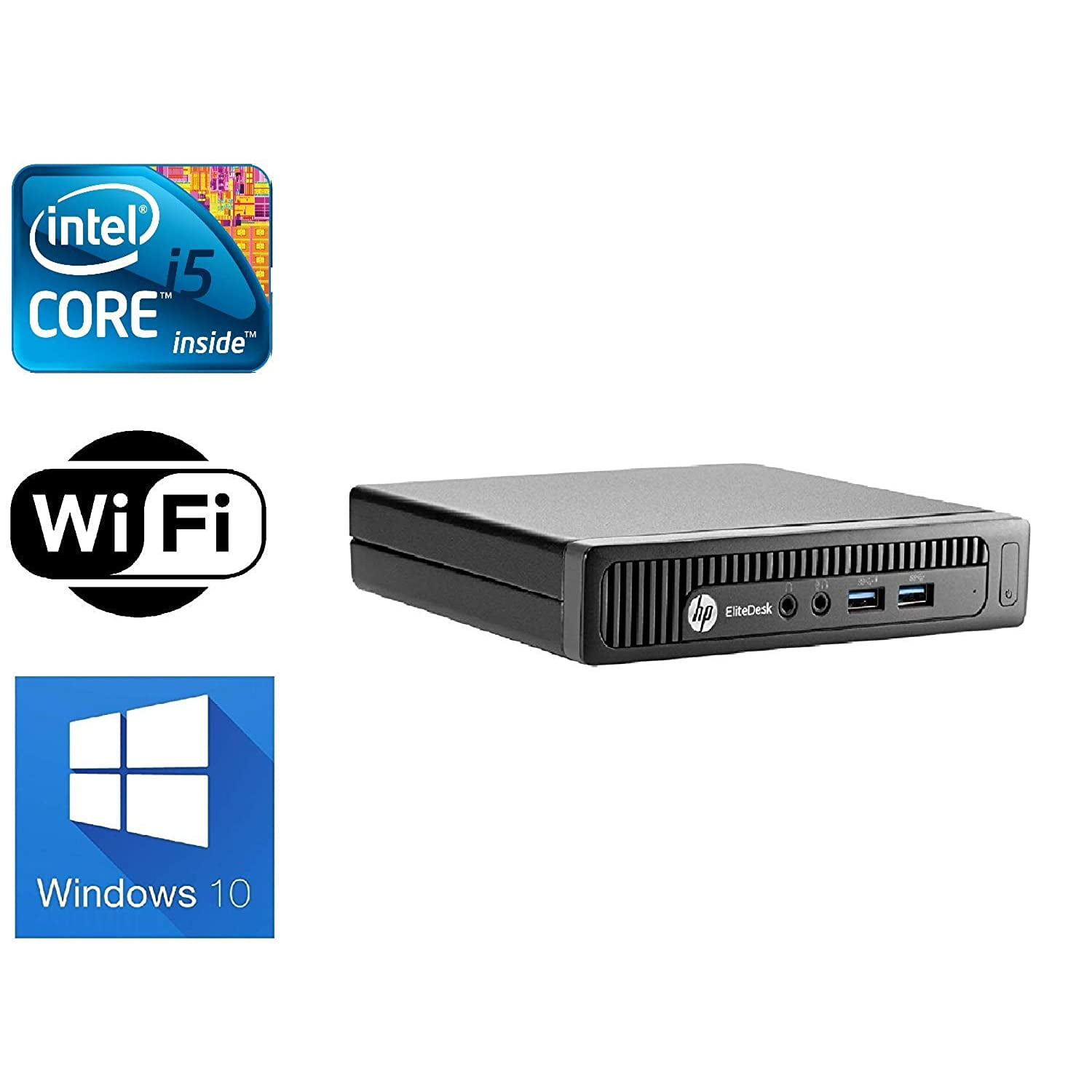 HP EliteDesk 800 G1 Desktop Mini Business PC Intel Quad-Core i5-4570T ...