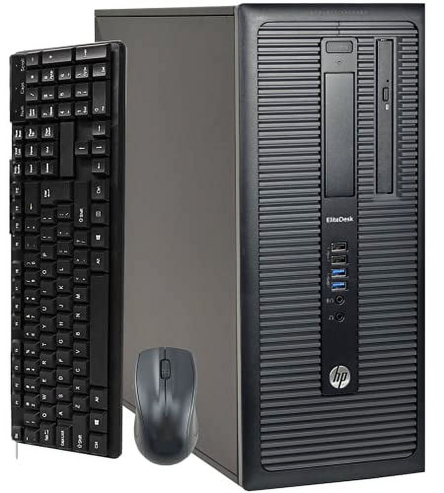 Pre-Owned HP EliteDesk 800 G1 Tower Computer Desktop PC, Intel Core i5 ...