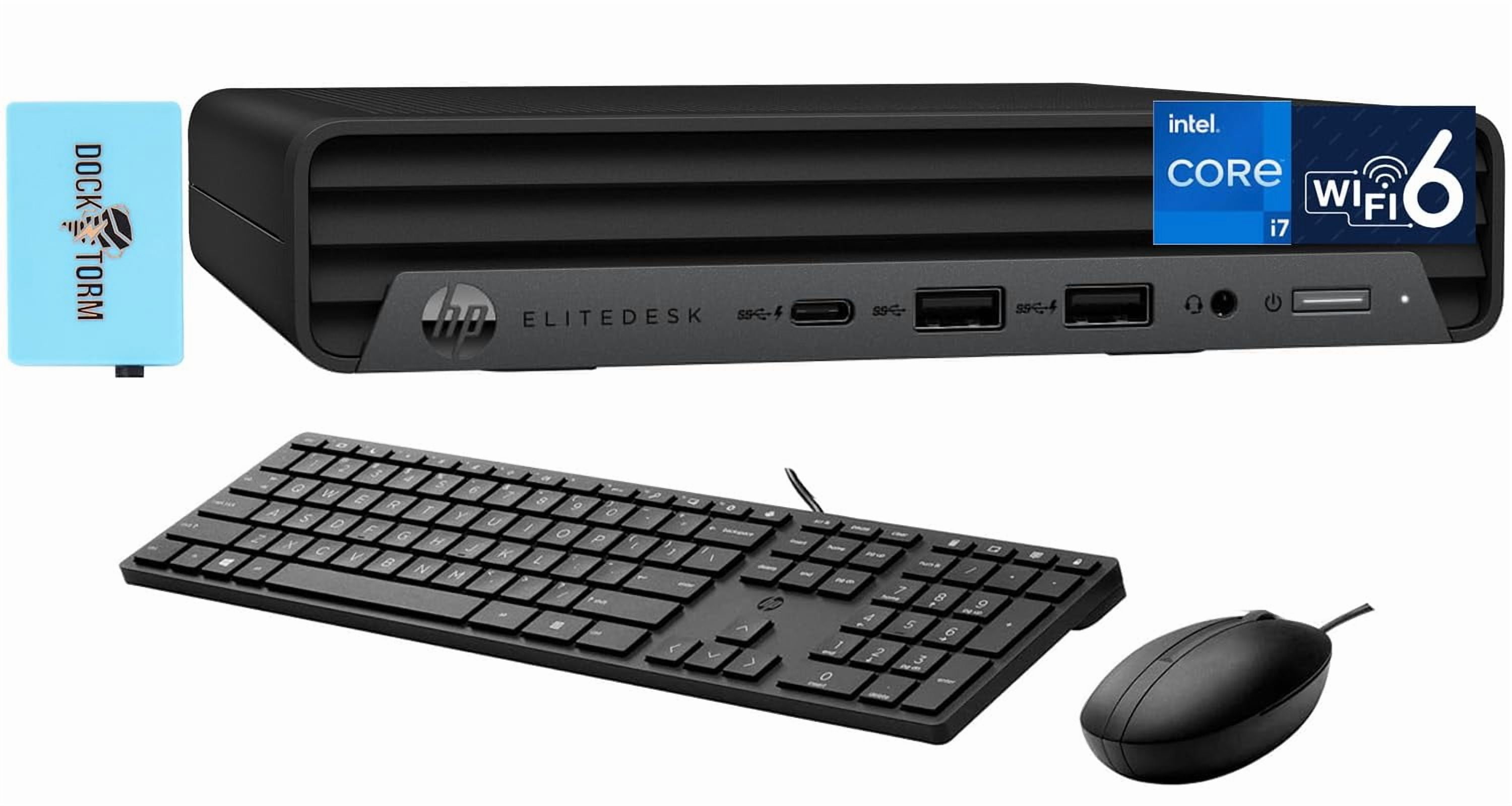HP EliteDesk 800 G6 Business Mini Desktop Black (Intel 8-Core i7-10700T ...
