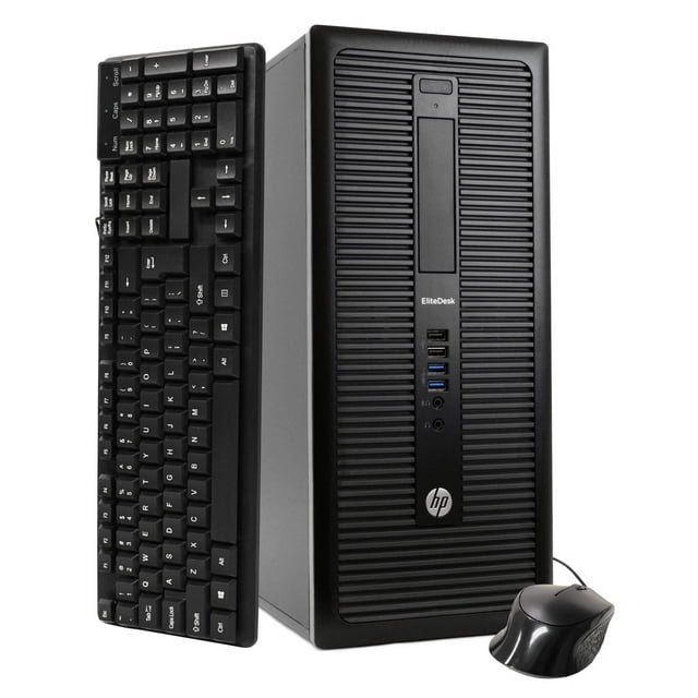 HP EliteDesk 800G1 Tower Computer PC, Intel Quad-Core i5, 512GB SSD ...