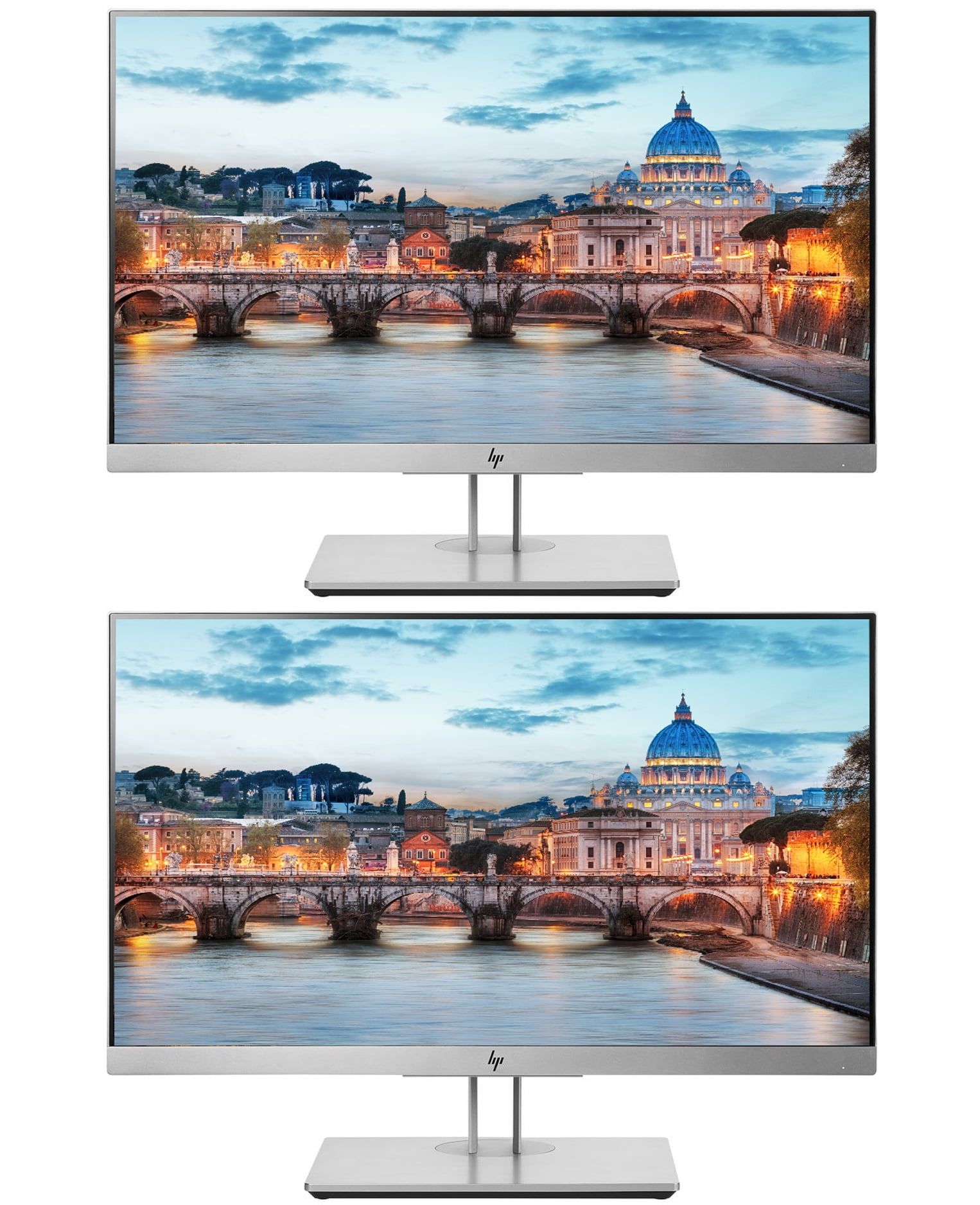 HP EliteDisplay E223 21.5 Inch IPS LED Backlit Monitor 2-Pack, FHD 1920 ...