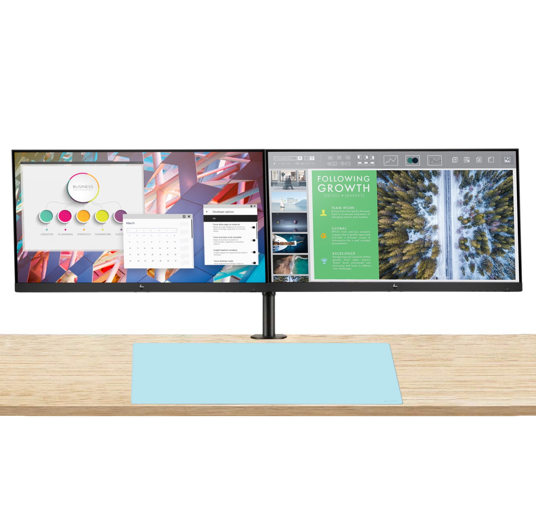 HP EliteDisplay E24 G4 24 Inch IPS IPS LED Business Monitor 2-Pack ...