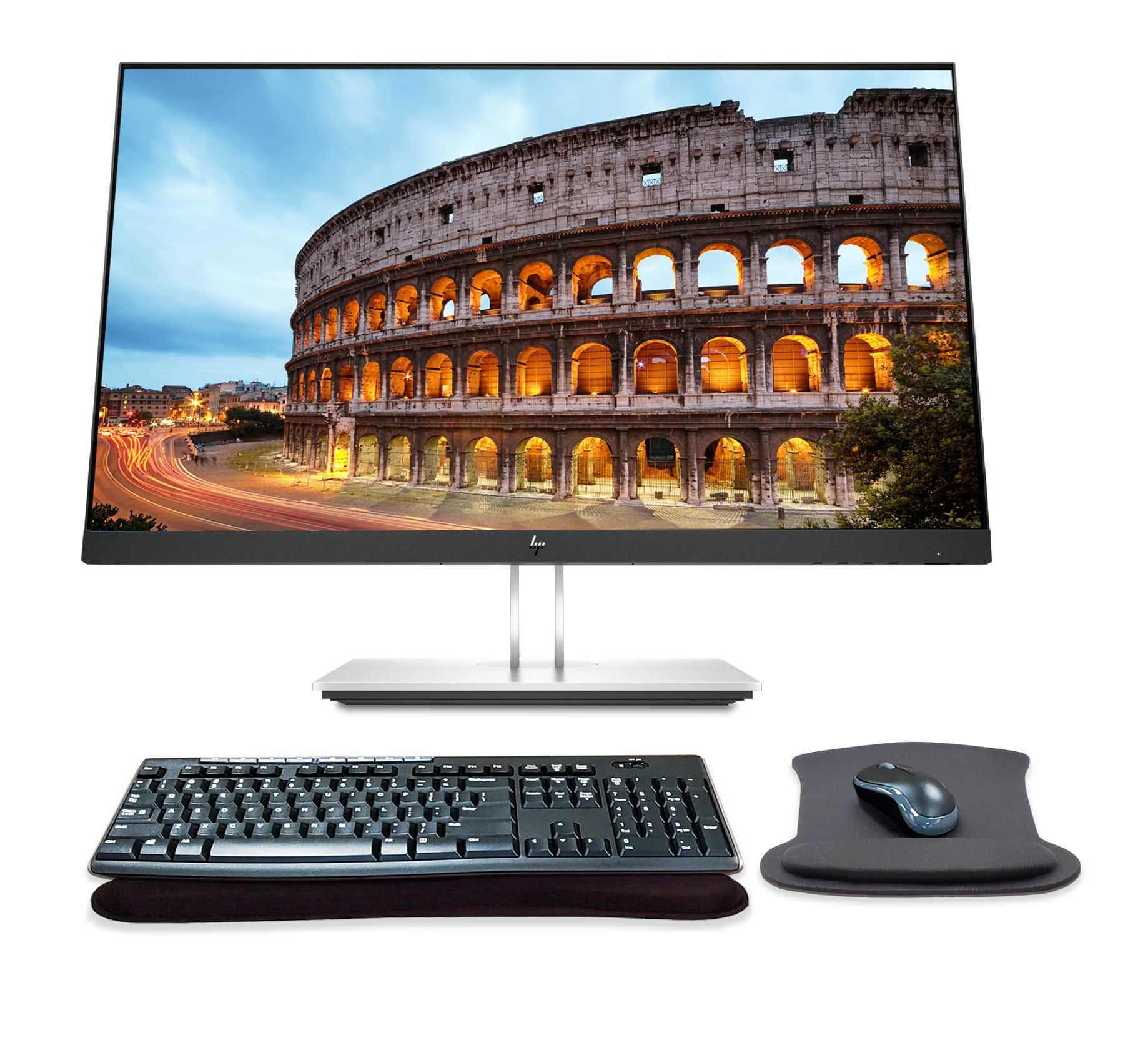 HP EliteDisplay E24q G4 24 Inch QHD IPS LED-Backlit LCD Monitor Bundle ...