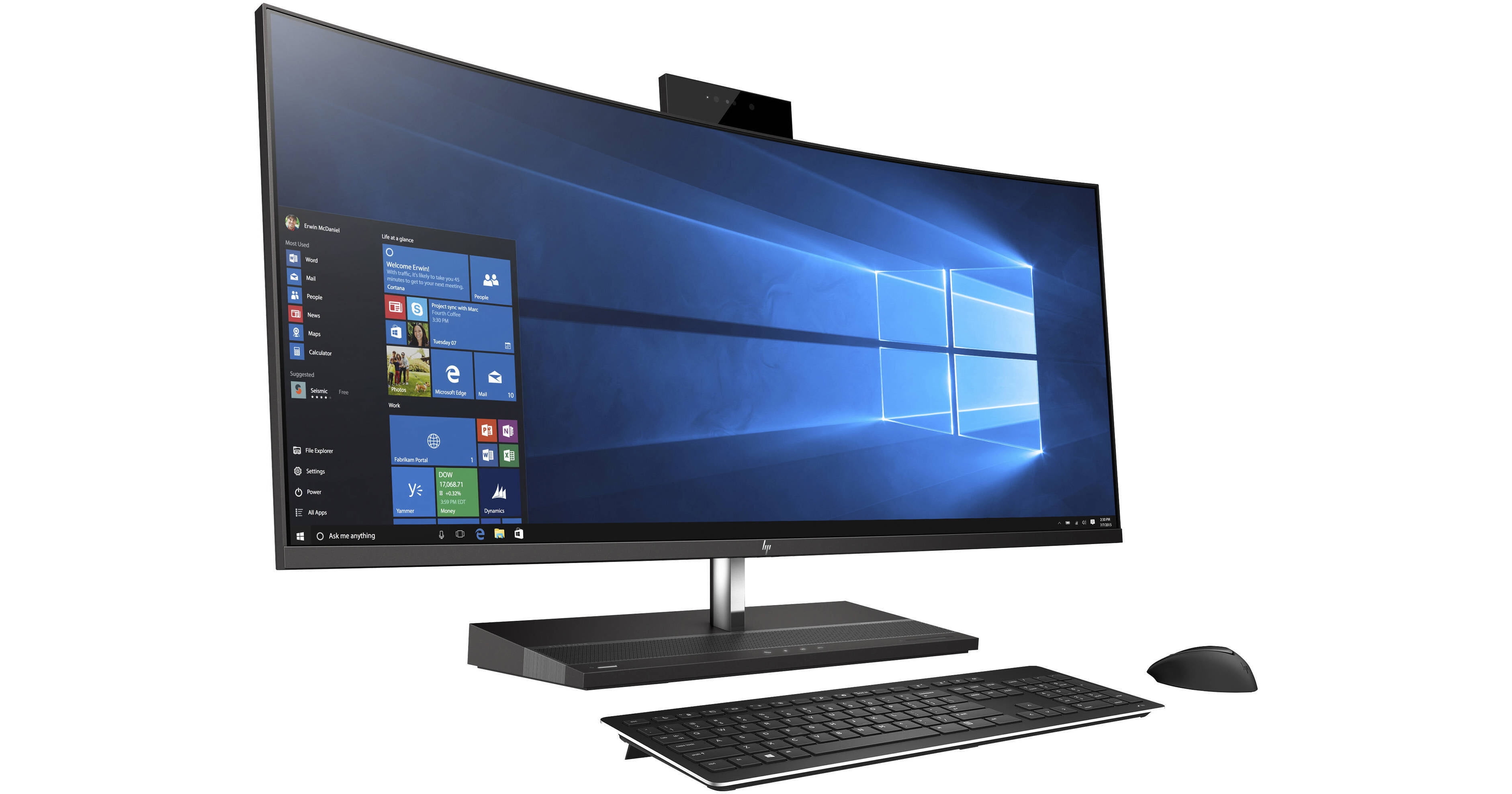 HP EliteOne 1000 G1 34 Curved AIO | 34" 1920x1080 FHD | Core i7 - 13700 - 512GB SSD Hard Drive ...
