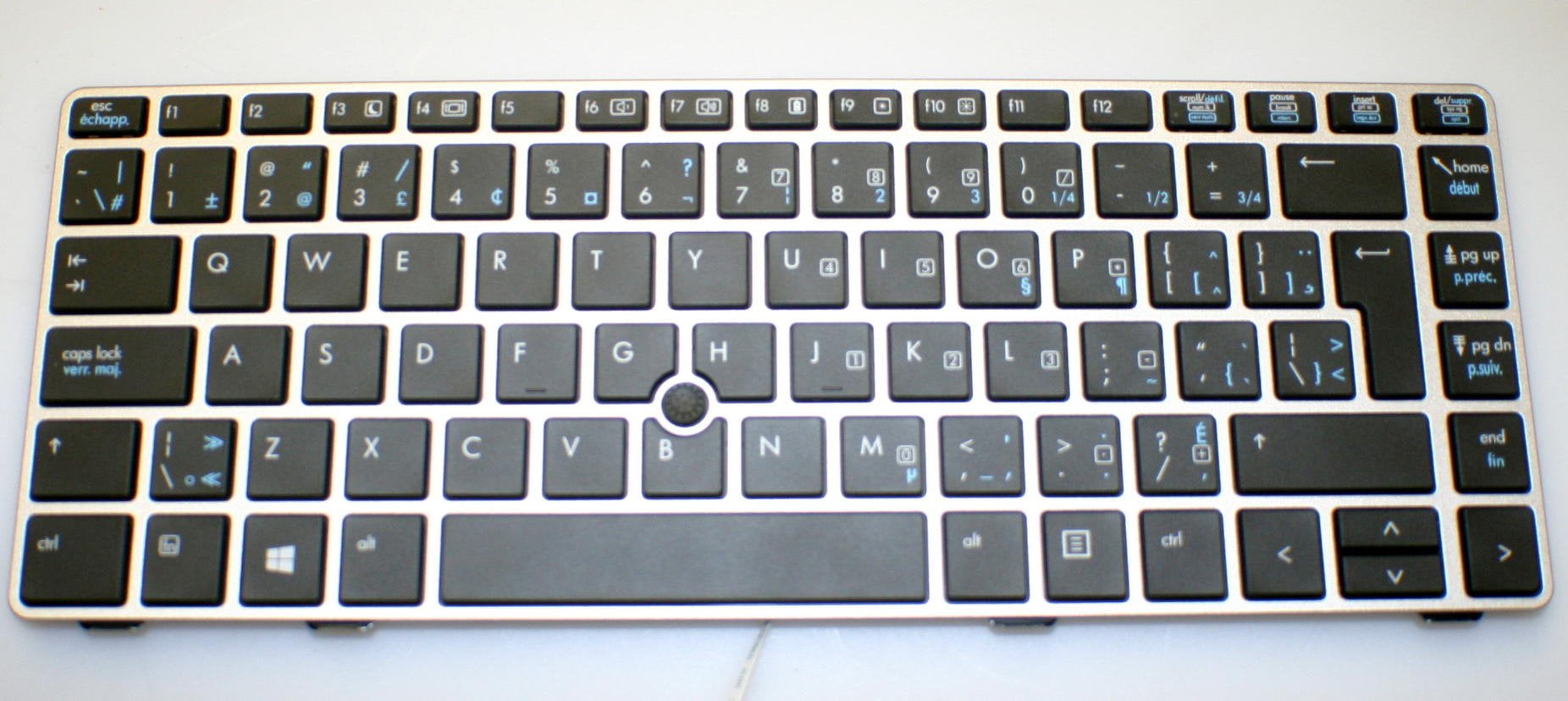 HP Elitebook 8460p French Candain Multilangual Keyboard - Walmart.com