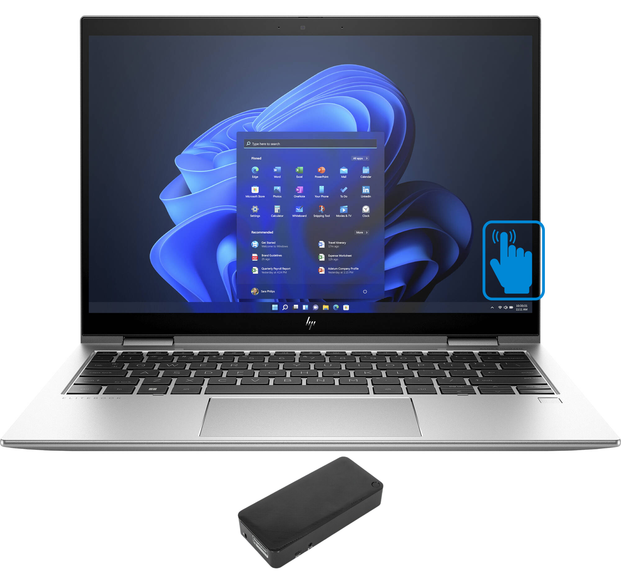 HP Elitebook x360 830 G9 Home/Business 2-in-1 Laptop (Intel i7-1255U 10 ...