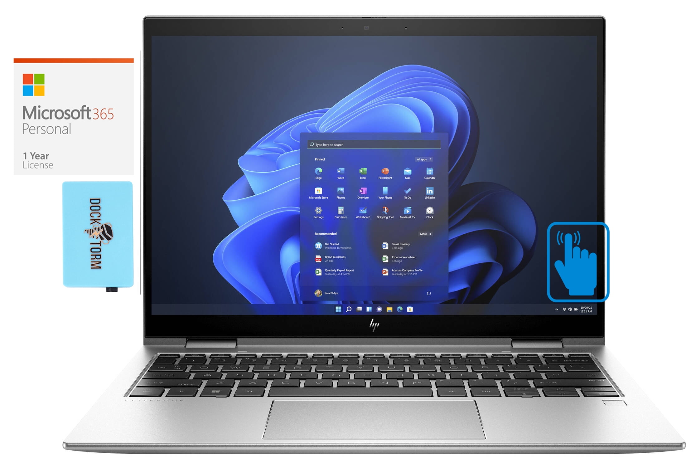 HP Elitebook x360 830 G9 Home/Business 2-in-1 Laptop (Intel i7-1255U 10 ...