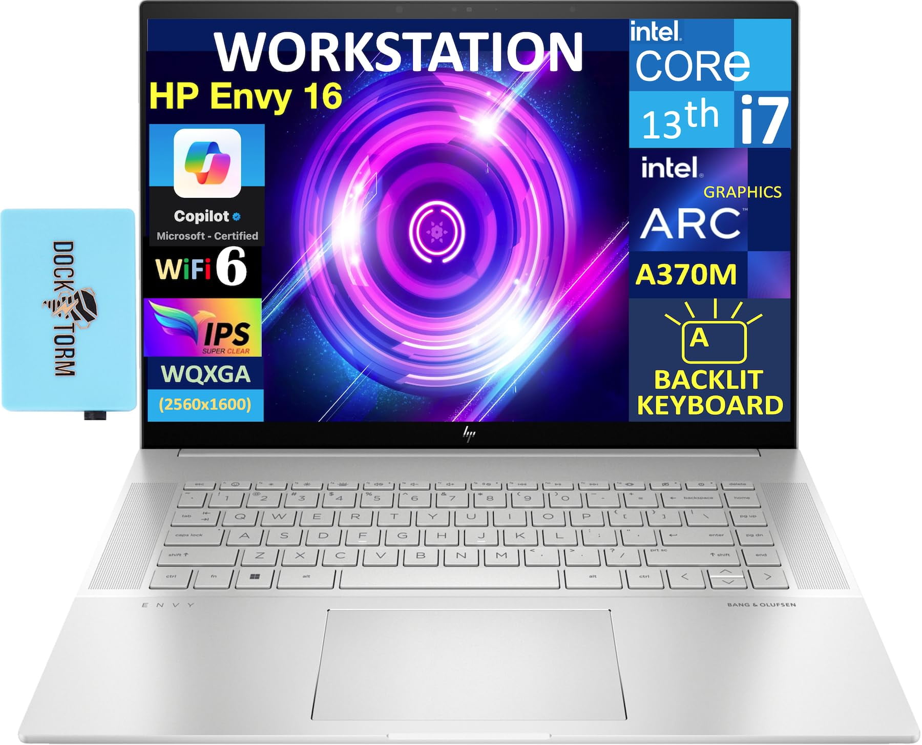 HP Envy 16 Al Copilot Workstation Laptop 16.0" 120 Hz IPS WQXGA (Intel ...