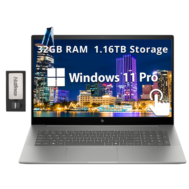 HP Envy 17.3" FHD Touchscreen Laptop, Intel Core Ultra 7 155U Processor, NVIDIA GeForce RTX 3050 ...