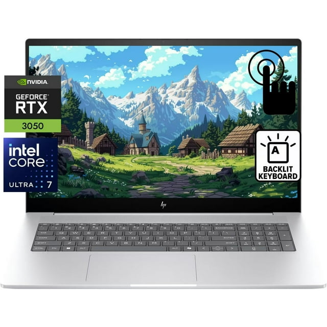 HP Envy 17 Laptop ,17.3 FHD Touchscreen,Intel Ultra 7-155H 16-Core, 16GB DDR5 5600MHz RAM, 1TB ...
