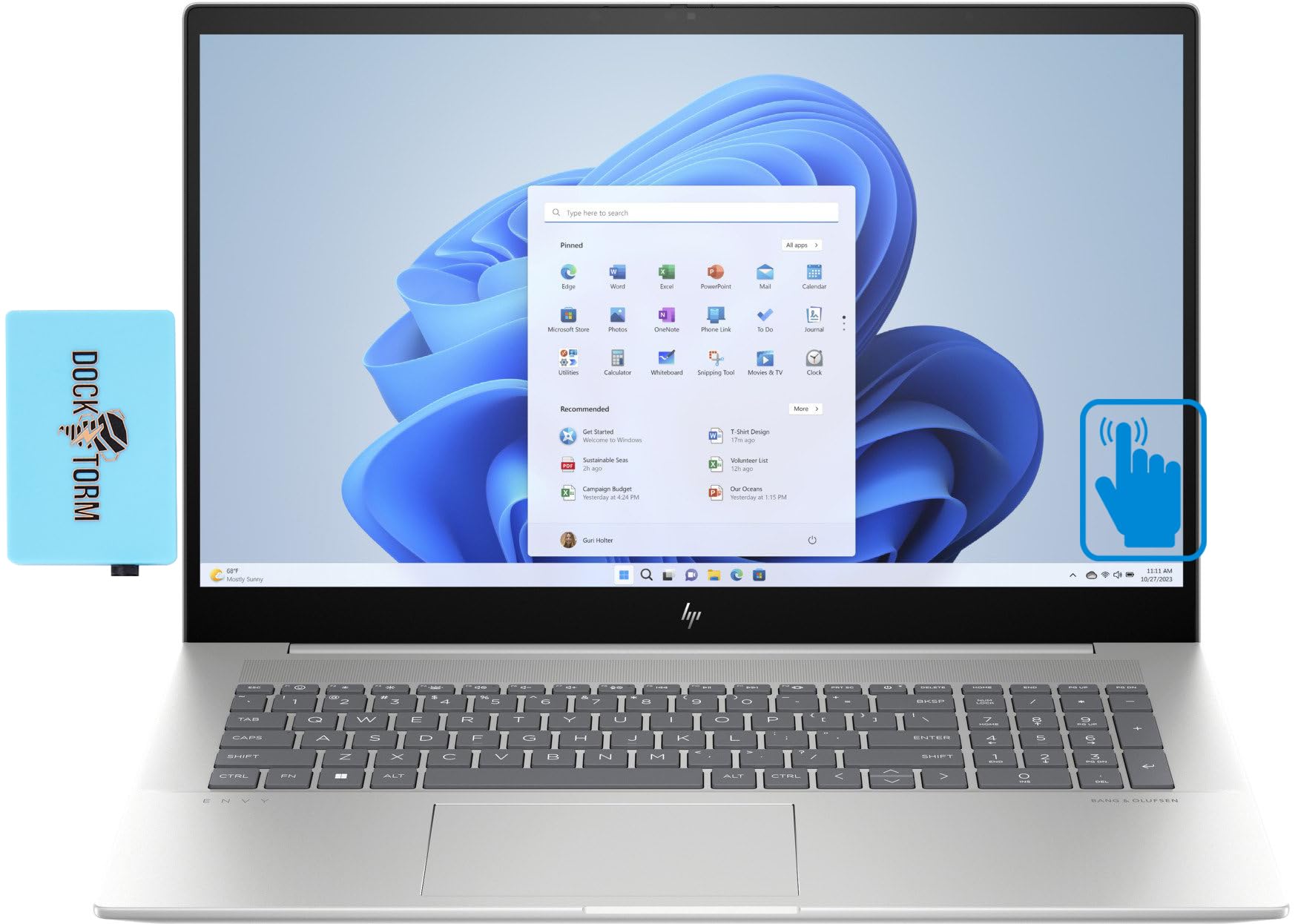 HP Envy 17t Business Laptop 17.3" Touchscreen IPS FHD (14-Core Intel i7 ...