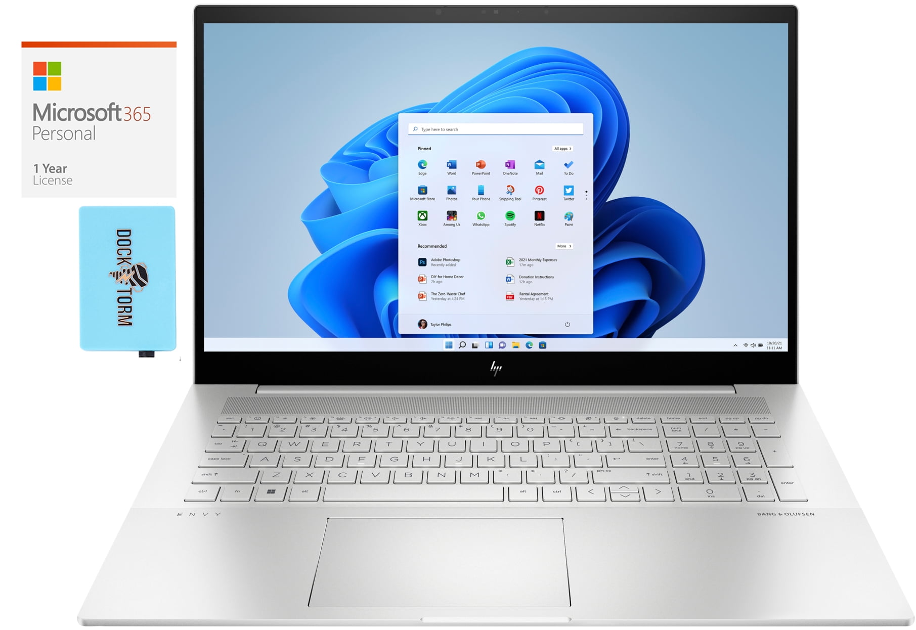 HP Envy 17t-cr0000 Home/Business Laptop (Intel i7-1260P 12-Core, 17.3in ...