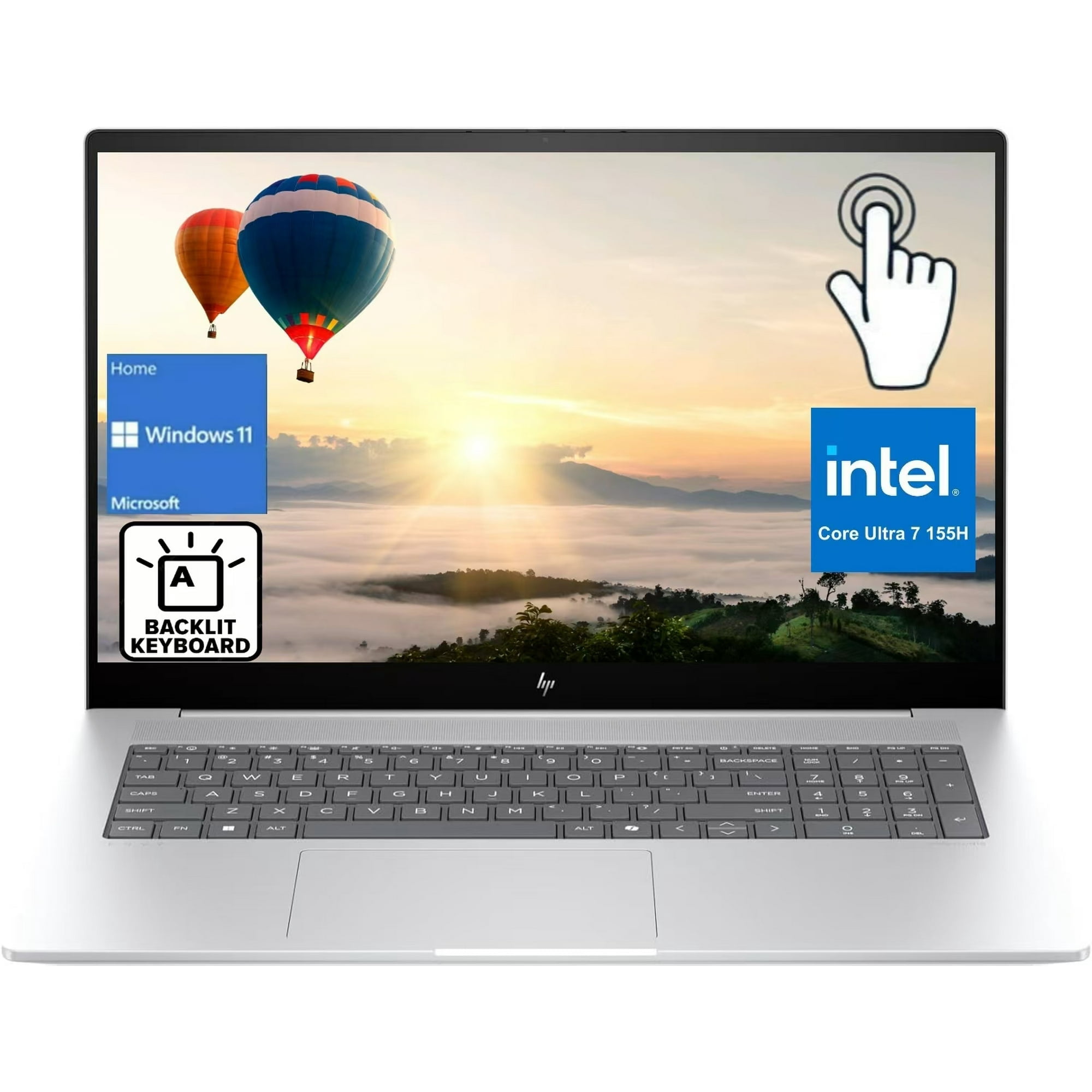 HP Envy 17t-da000 Home/Business Laptop ,17.3 FHD Touchscreen,Intel Ultra 7-155H, 64GB DDR5 RAM ...